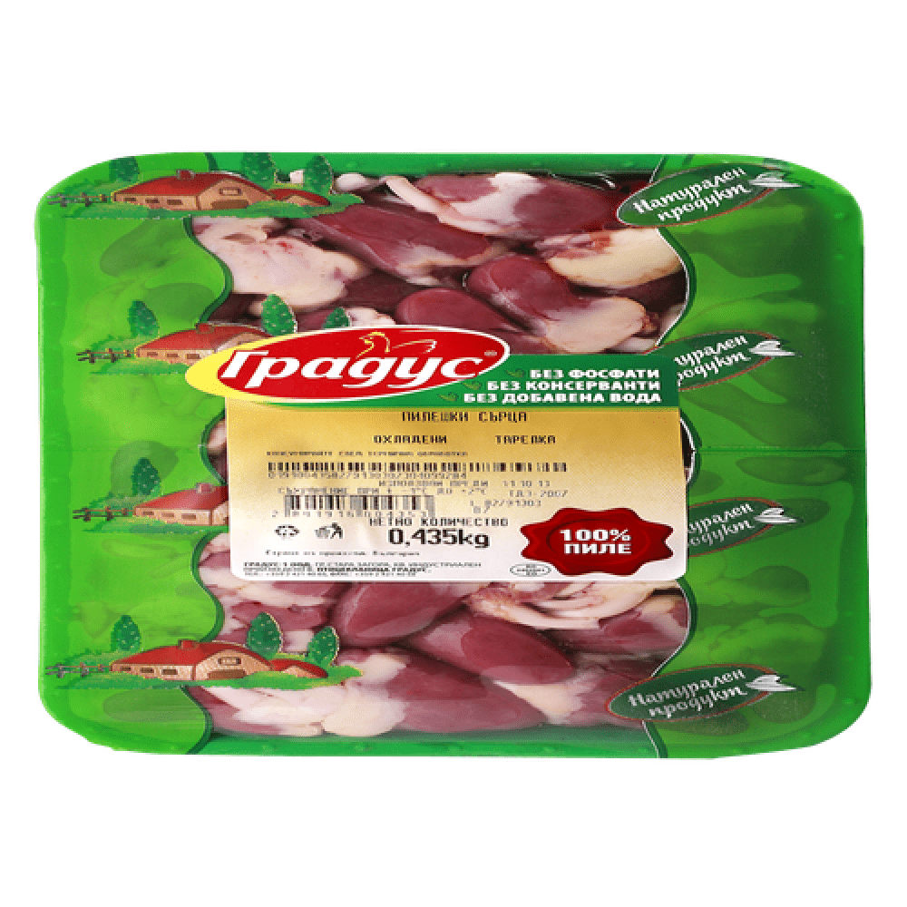 Пилешки сърца Градус тарелка ᐉ Бързо и лесно онлайн - BulMag