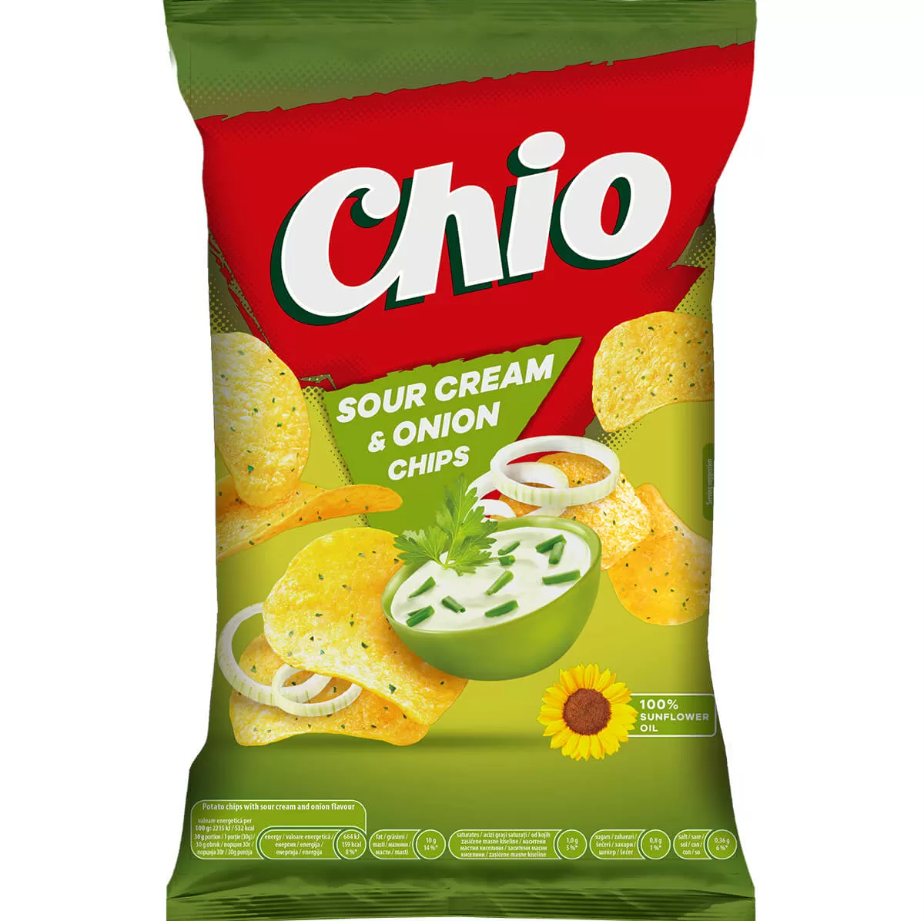 Чипс Chio сметана и лук 140 гр ᐉ Бързо и лесно онлайн - BulMag