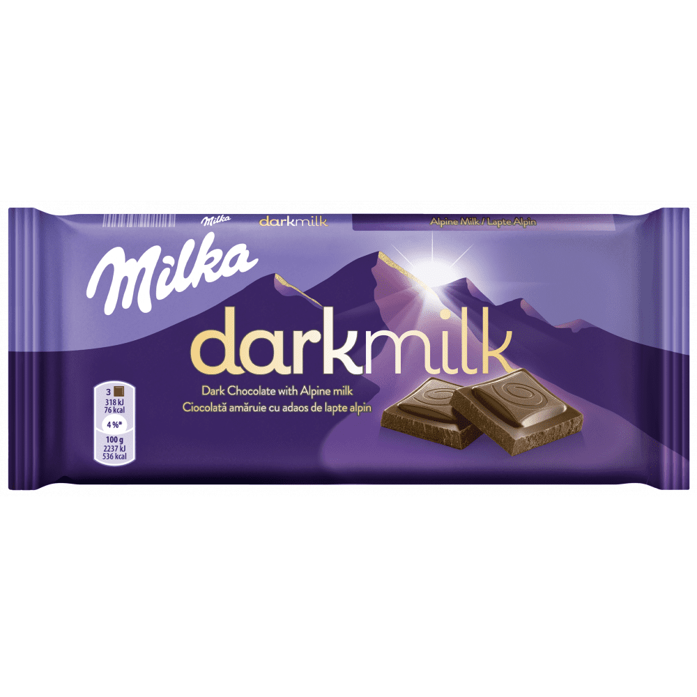 Шоколад Milka darkmilk 85 гр ᐉ Бързо и лесно онлайн - BulMag