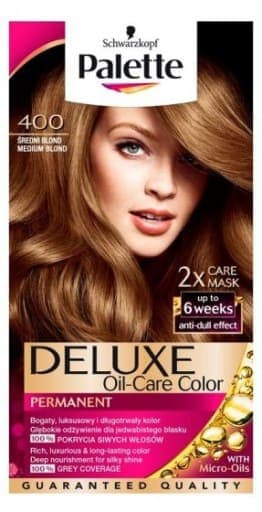 Боя за коса Palette Deluxe 400 Средно рус ᐉ Бързо и лесно онлайн - BulMag