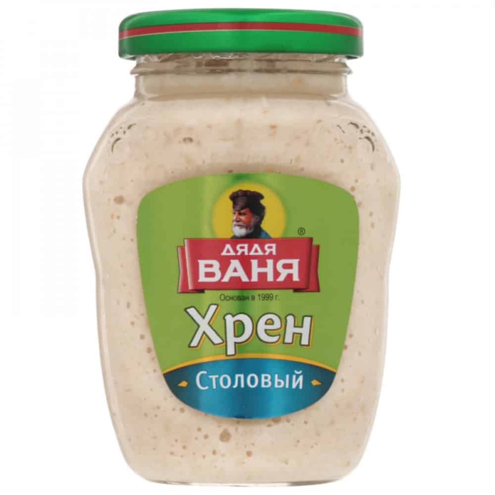 Хрян Дядя Ваня Столовый 140 г ᐉ Бързо и лесно онлайн - BulMag