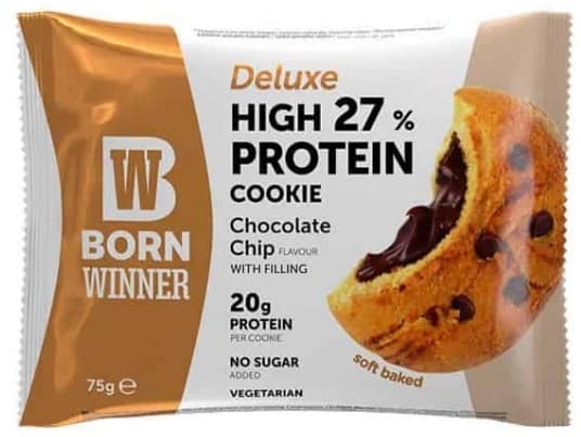 Протеиново куки Born Winner Deluxe Шоколадови парченца с пълнеж 75 гр ᐉ ...