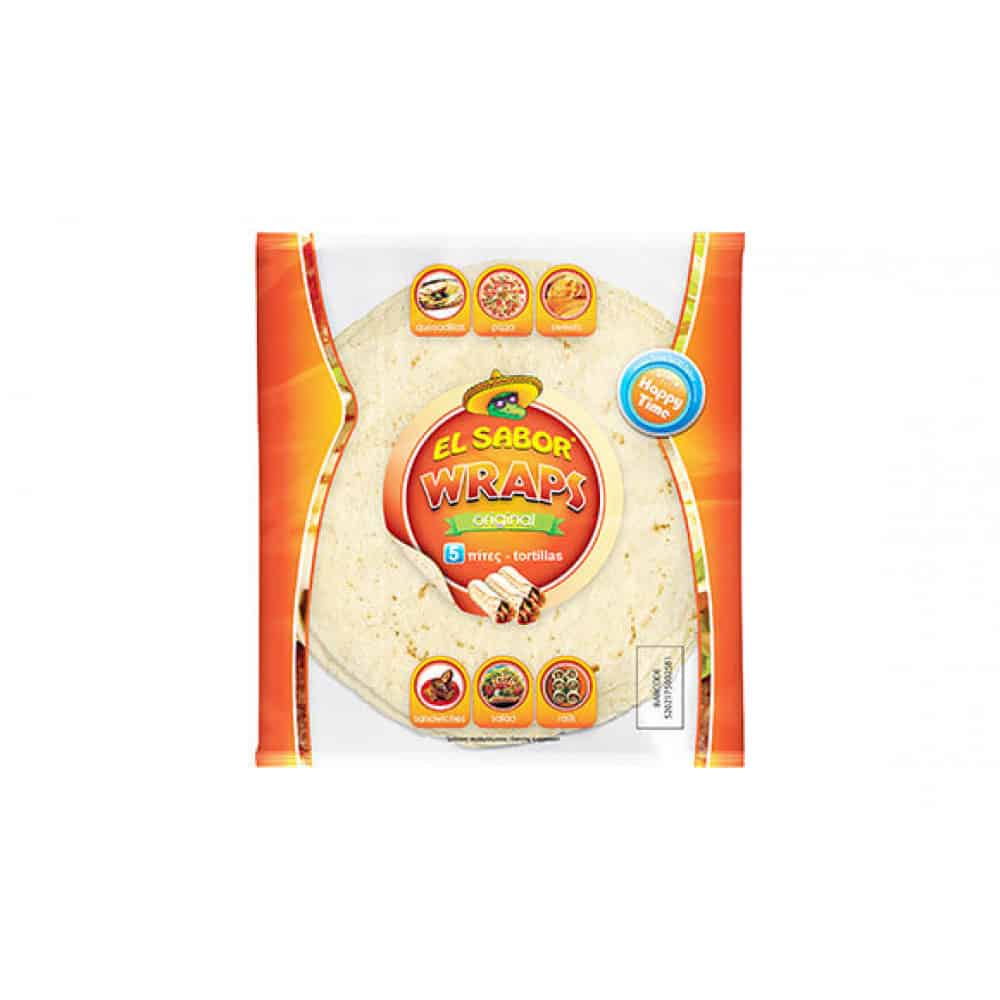 Тортила питка El Sabor 5 бр. / 240 гр ᐉ Бързо и лесно онлайн - BulMag